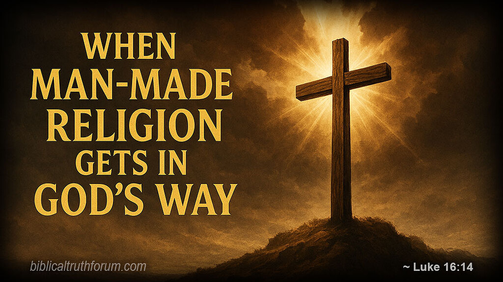 When Man-Made Religion Gets in God’s Way - Theology - Christian Forums ...